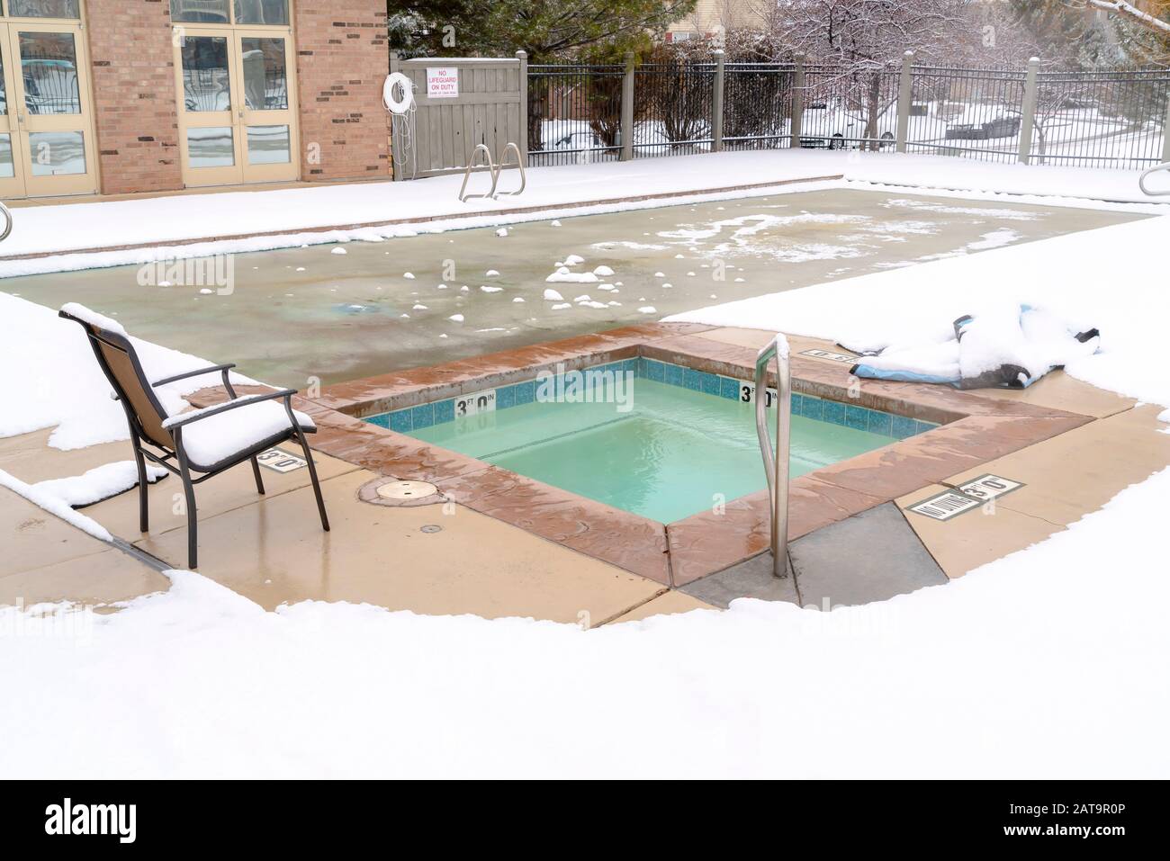 Frozen Swimming Pool High Resolution Stock Photography and Images - Alamy
