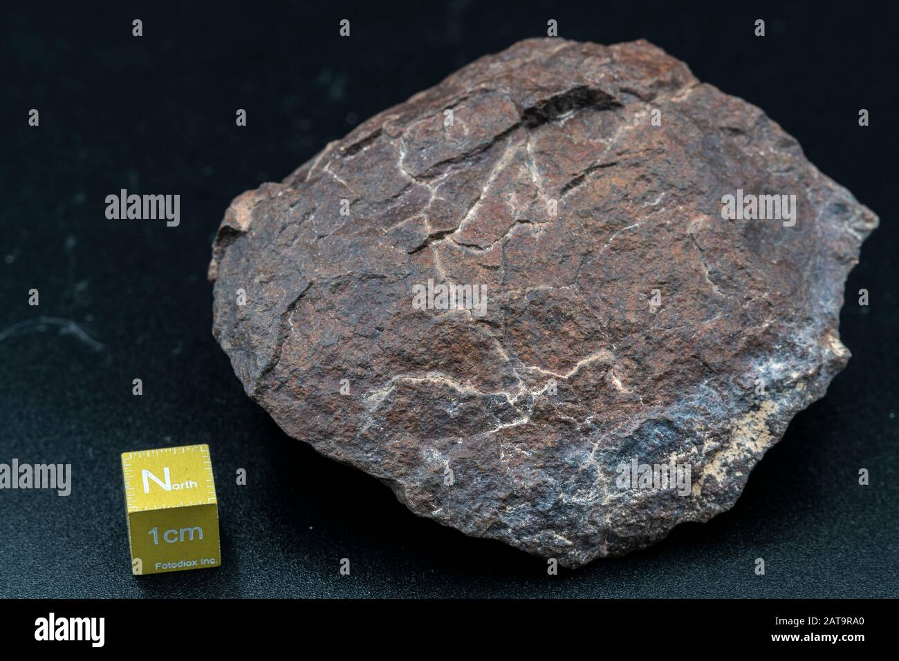 Chondrite Meteorite L6W2 Type isolated, piece of rock formed as an ...