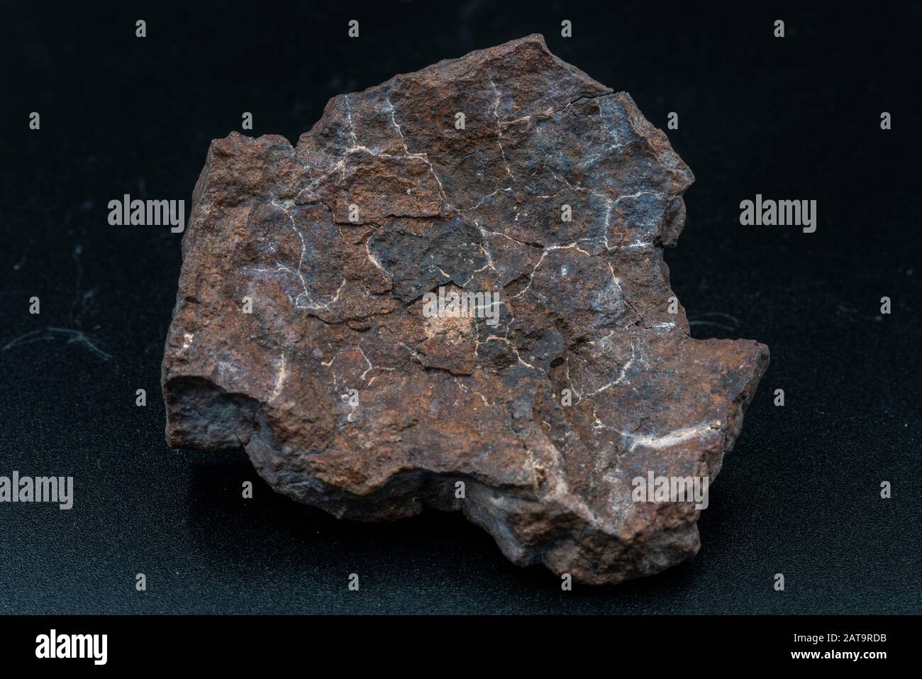 Chondrite Meteorite L6W2 Type isolated, piece of rock formed as an ...