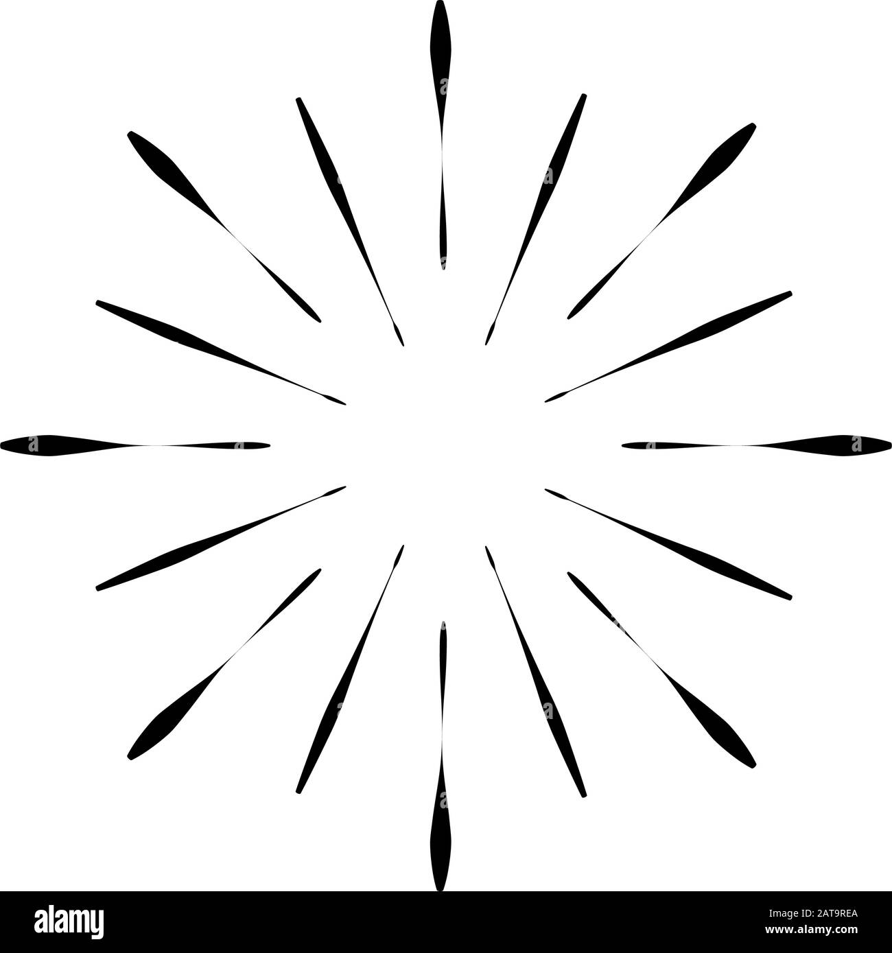 Vector Light Rays Vintage