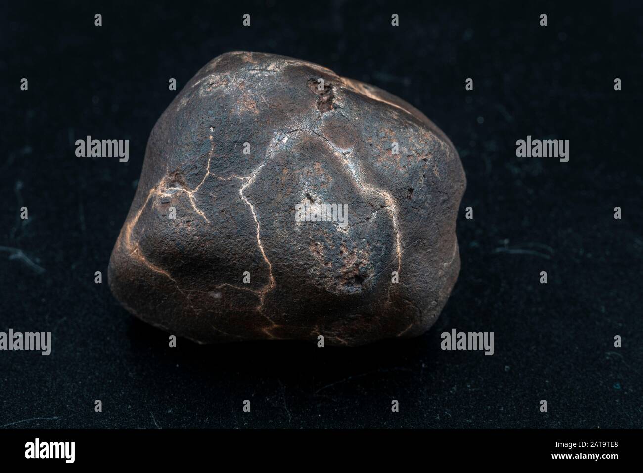 Chondrite Meteorite L6W2 Type isolated, piece of rock formed as an ...