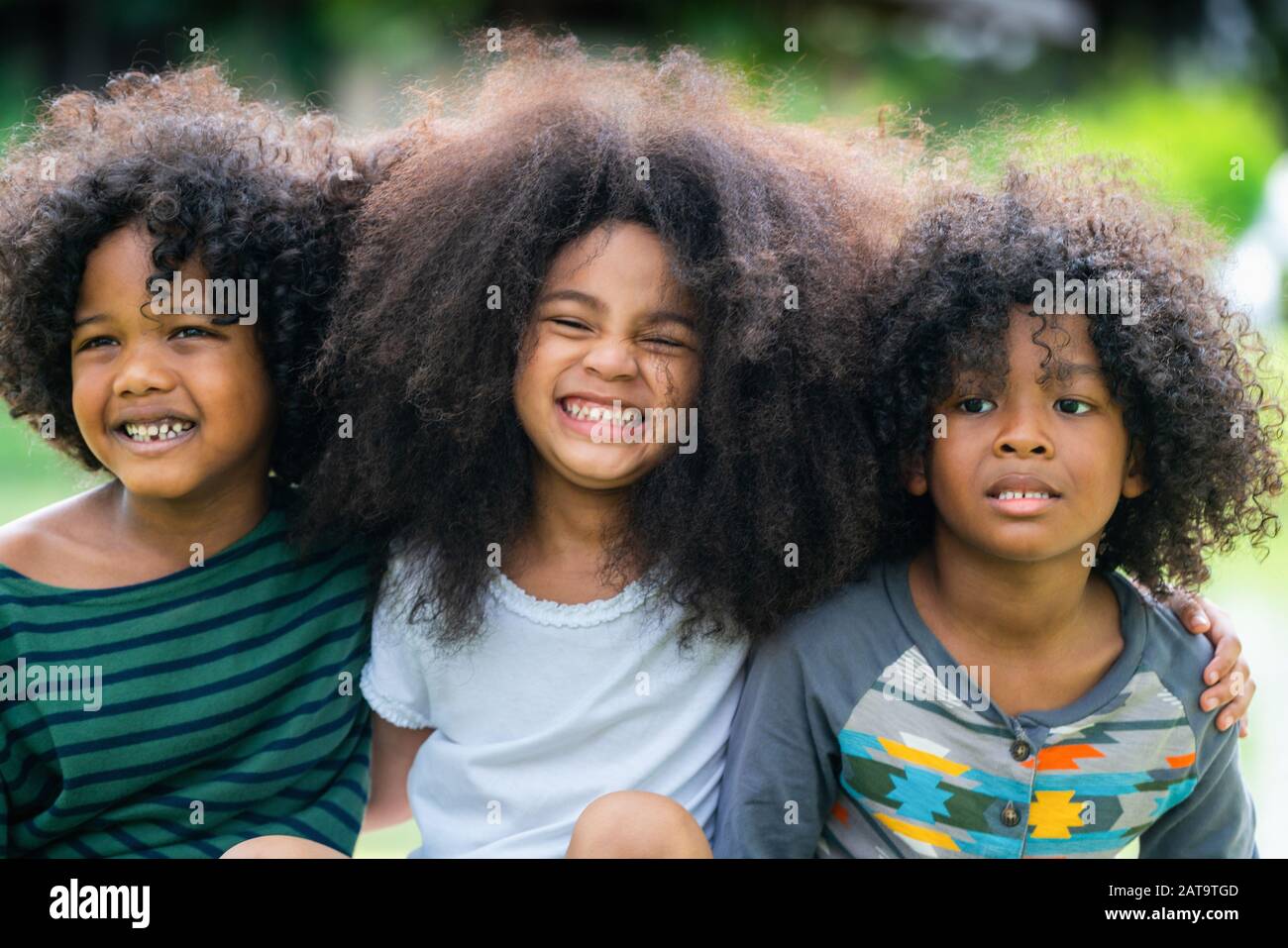 Happy Black Kids In School