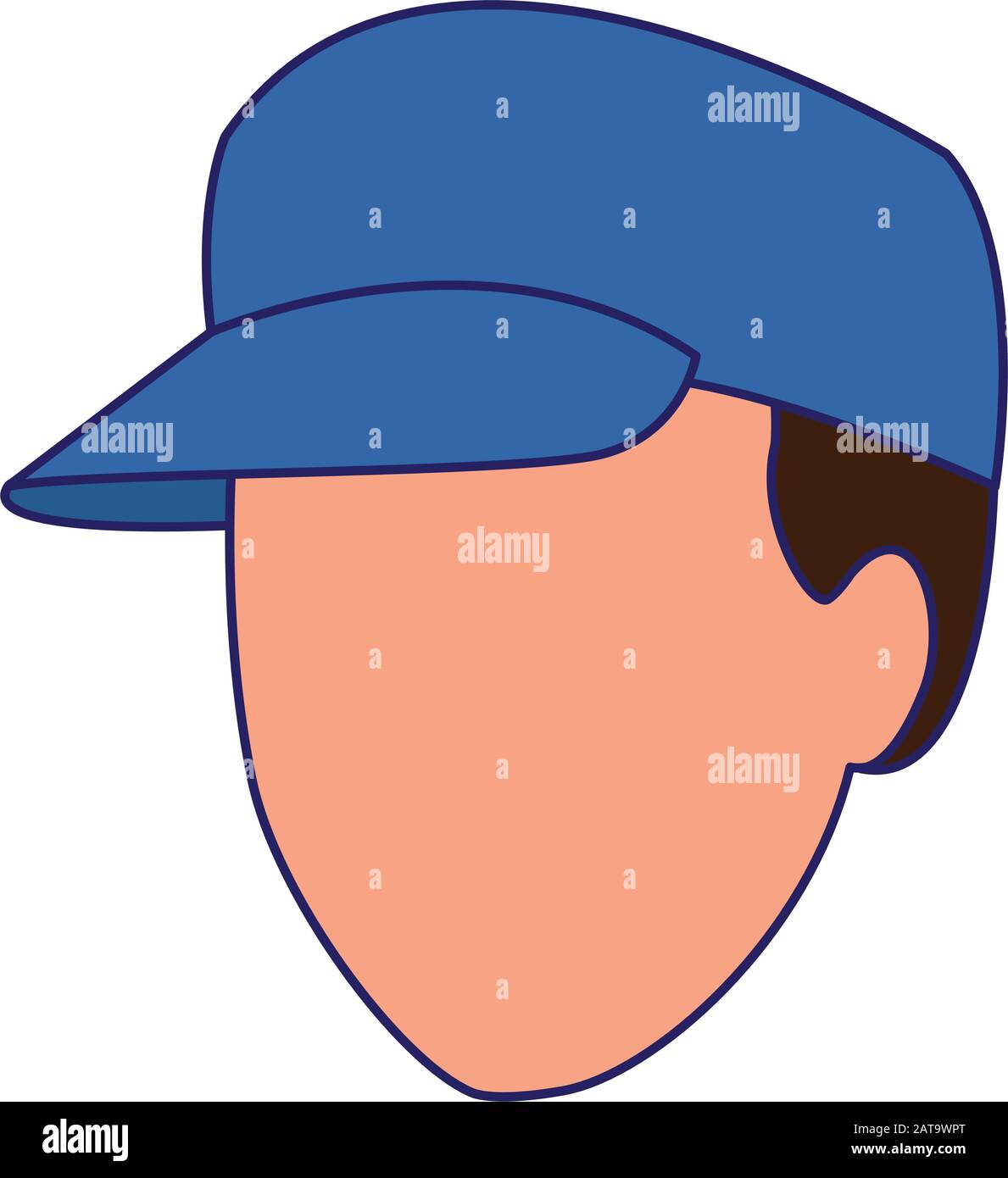 Man wearing a flat cap Cut Out Stock Images & Pictures - Alamy