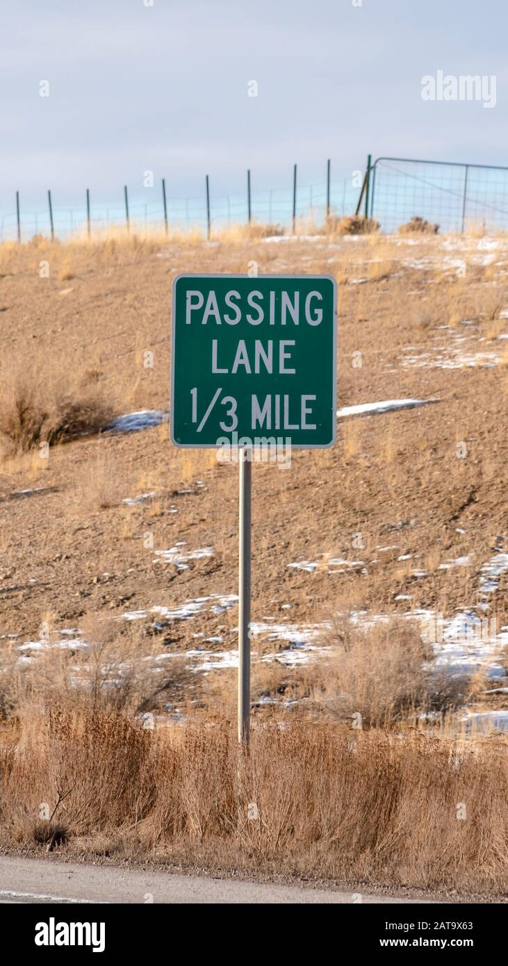 Passing Lane High Resolution Stock Photography and Images - Alamy