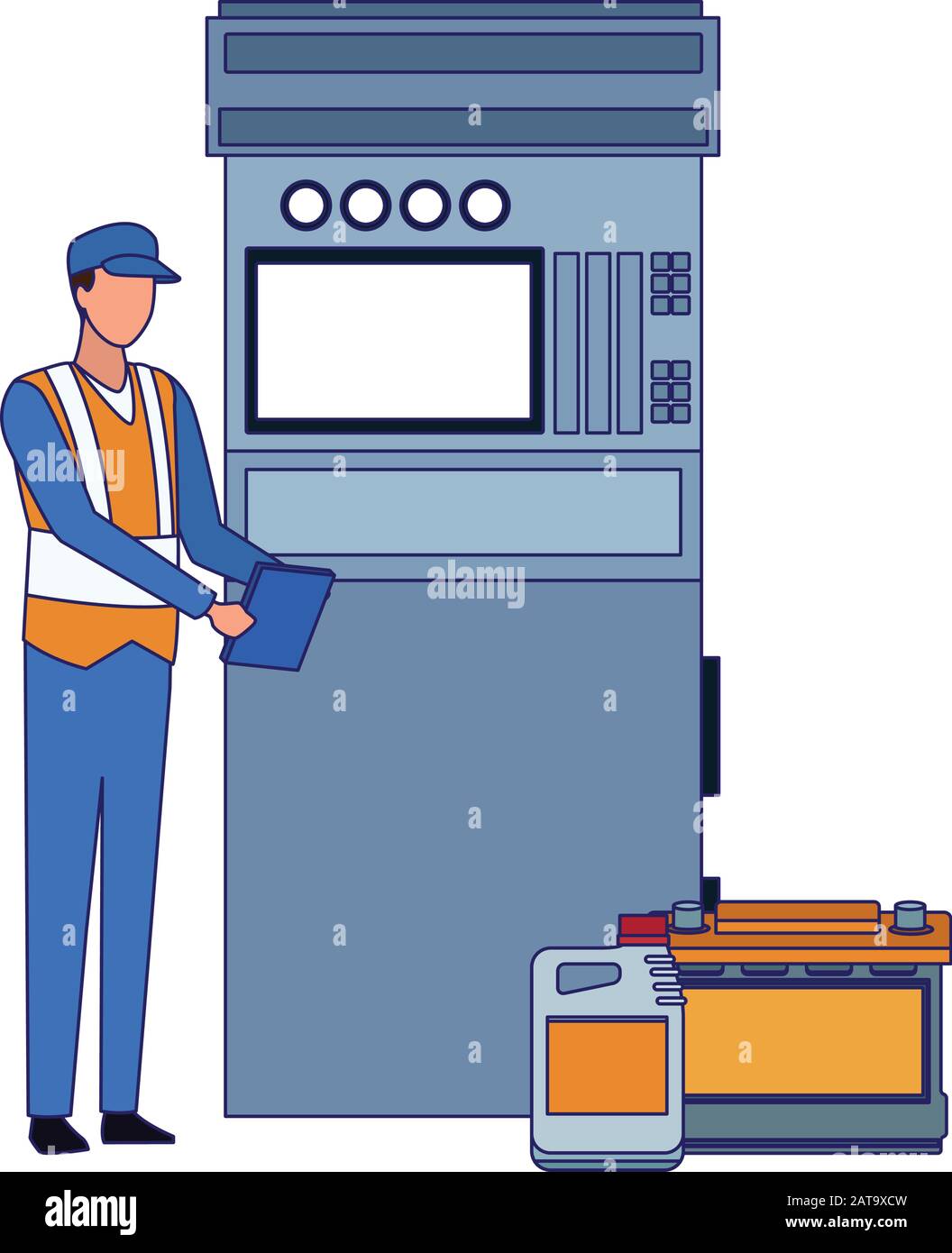Car diagnostics scanner Stock Vector Images - Alamy