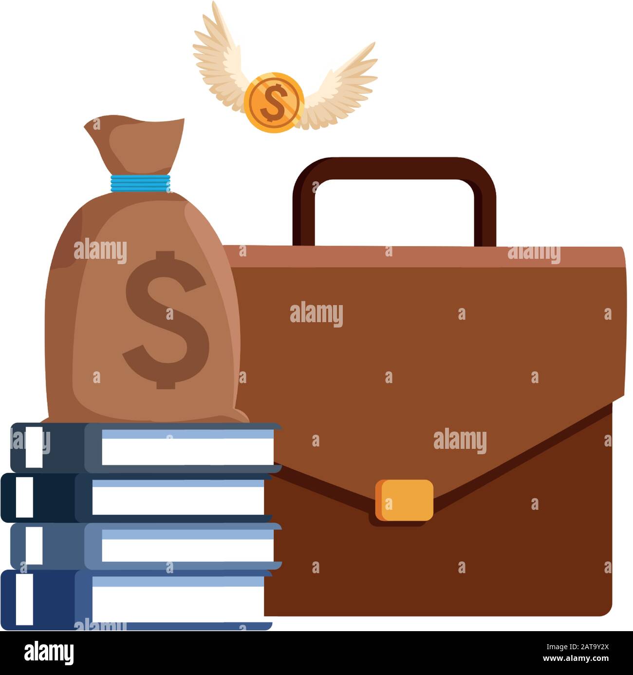 Bag of books Stock Vector Images - Alamy