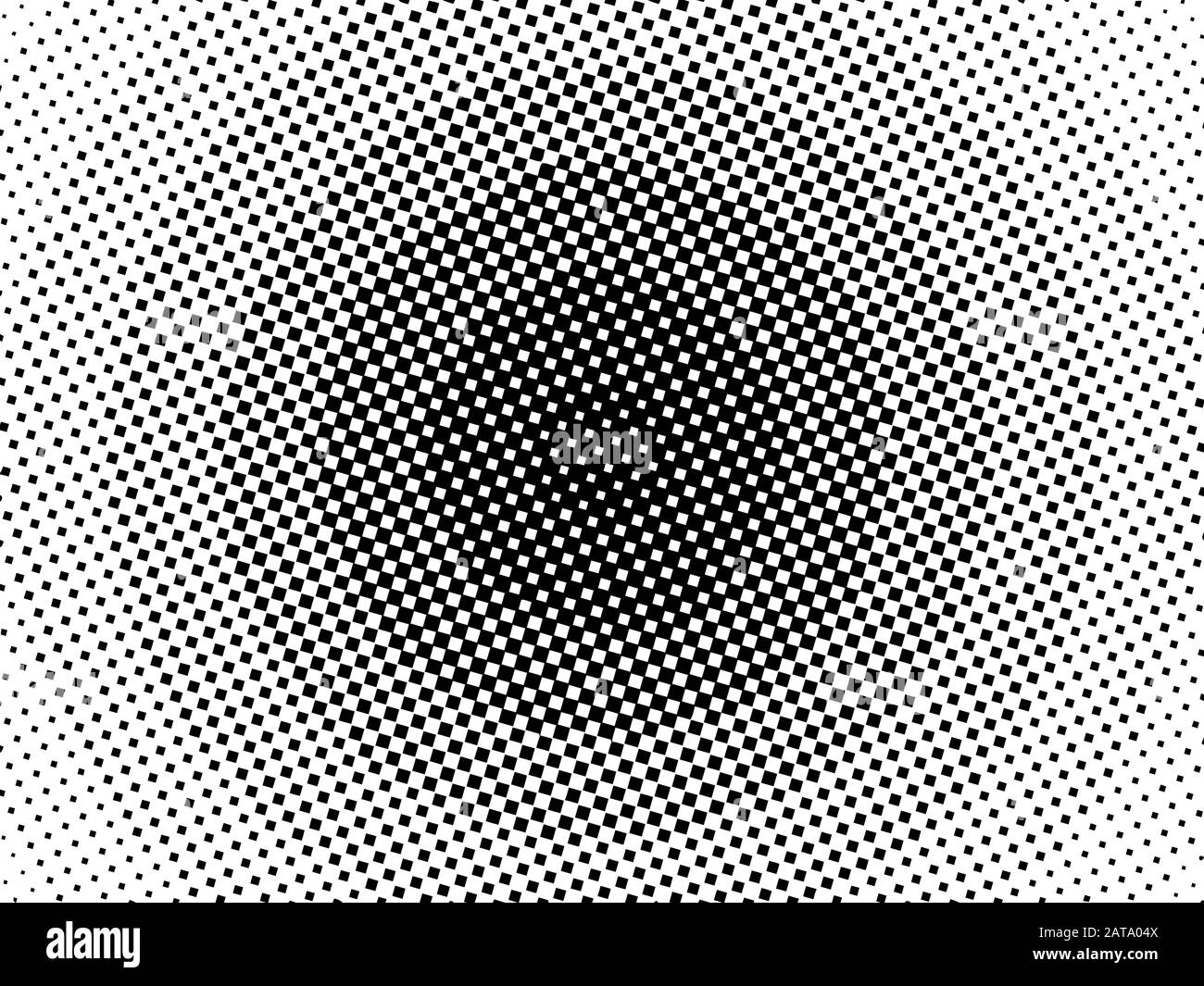 Vector Round Halftone Black and White Background Stock Vector Image ...