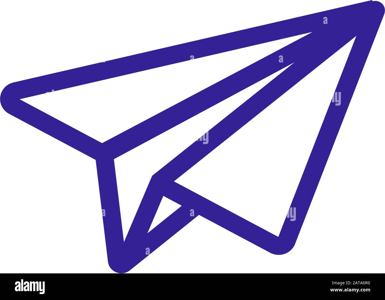 sent the letter icon vector. Isolated contour symbol illustration Stock ...