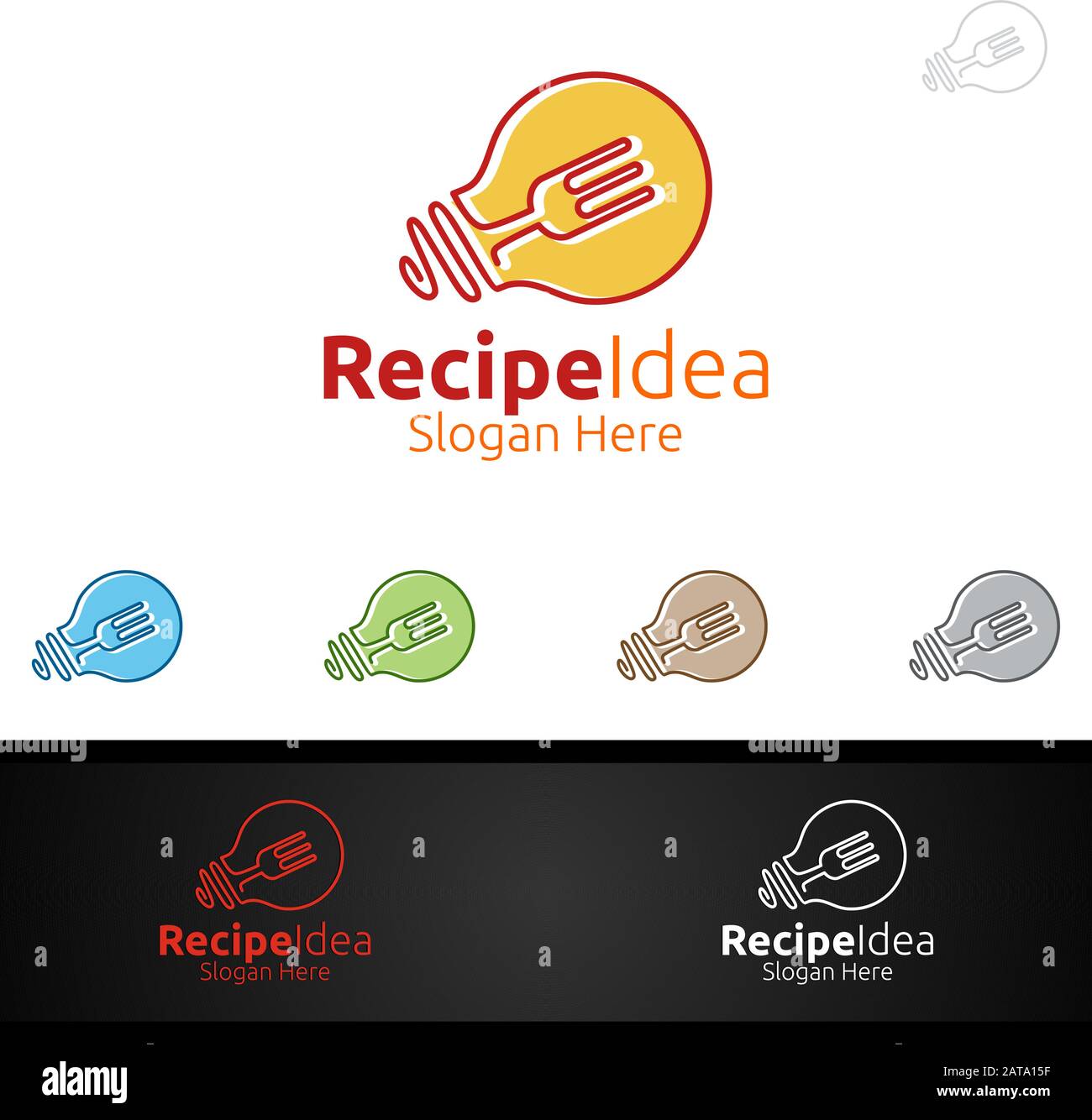 Idea recipe Stock Vector Images - Alamy