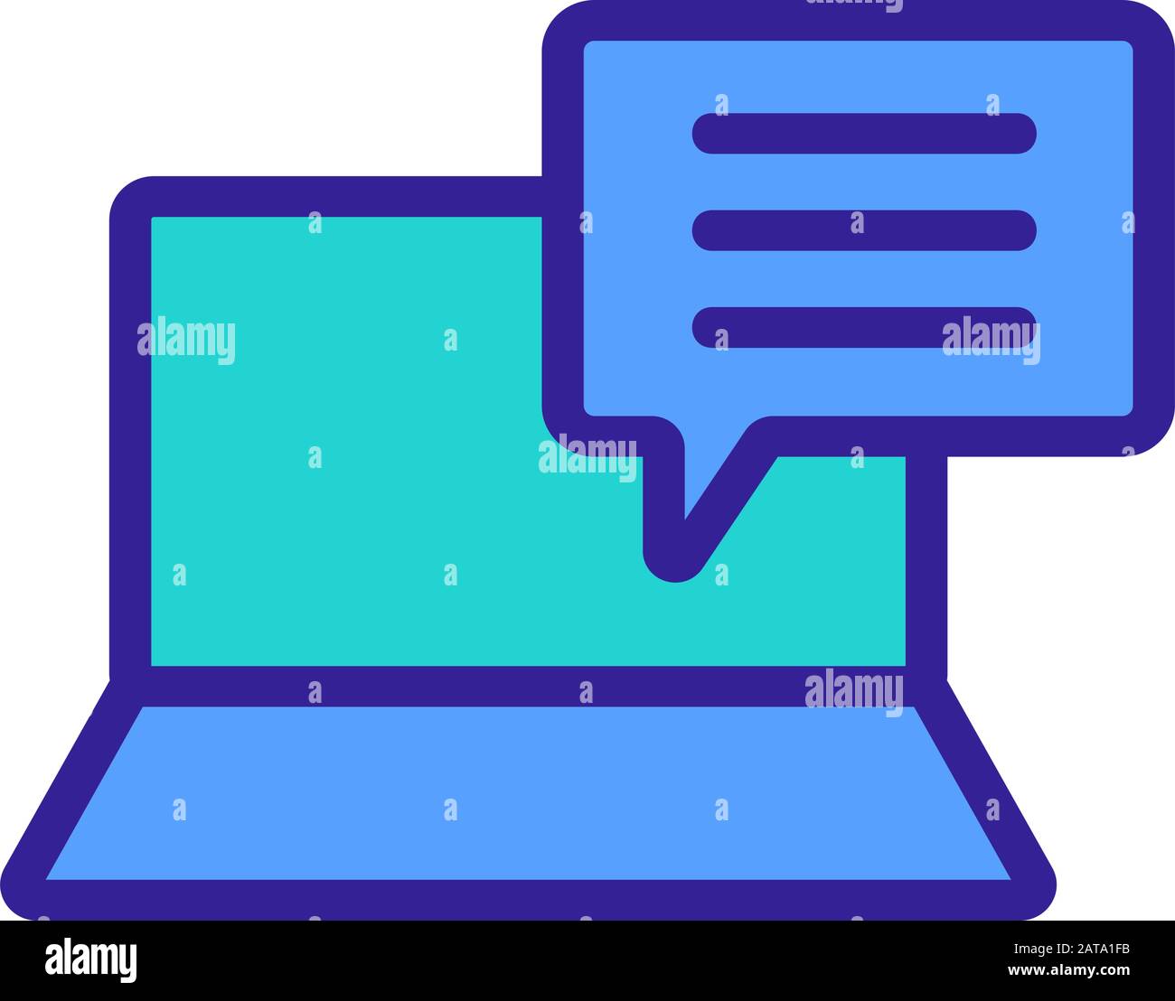 incoming letter icon vector. Isolated contour symbol illustration Stock ...