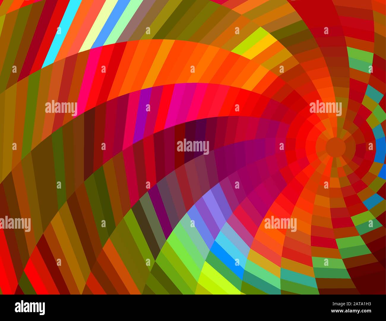 Abstract Vector Radial Rays Background Stock Vector Image & Art - Alamy