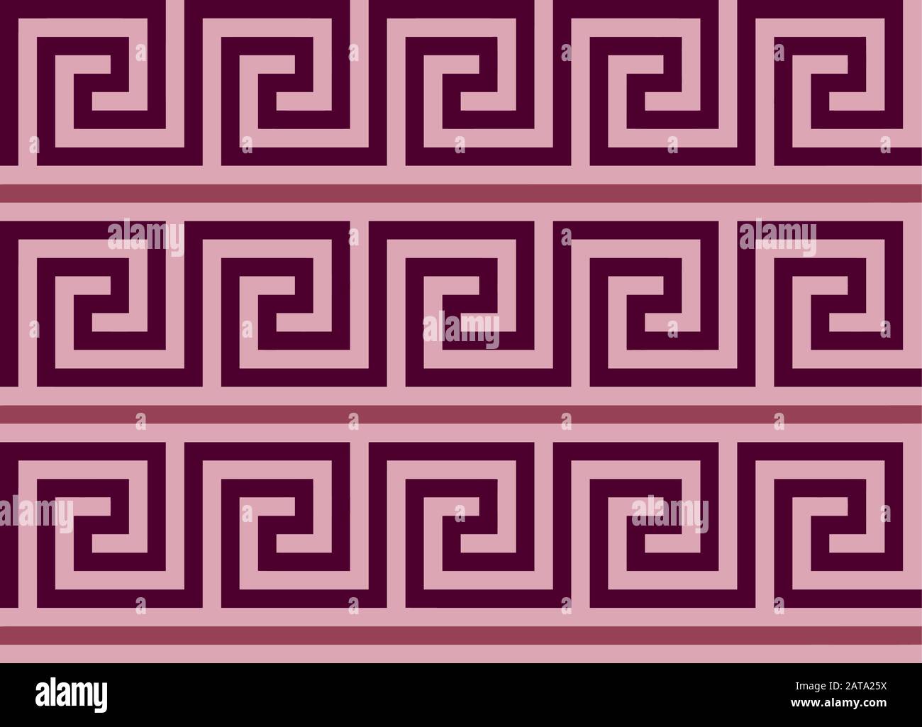 Vector illustration roman meander pattern hi-res stock photography and ...