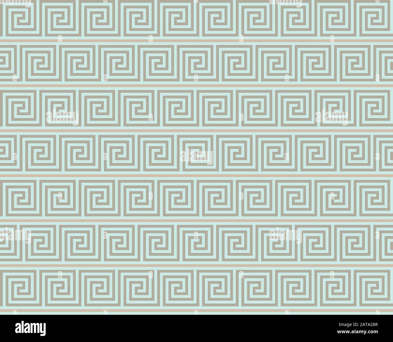 Ancient Greek Decorative Seamless Pattern Meander - Abstract Vector ...