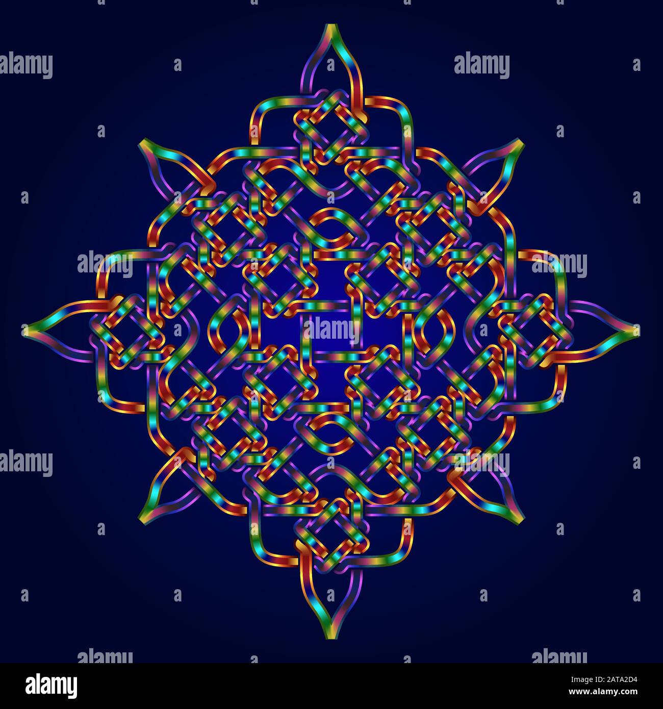 Celtic Pattern - Vector Ancient Pagan Scandinavian Sacred Knotwork ...