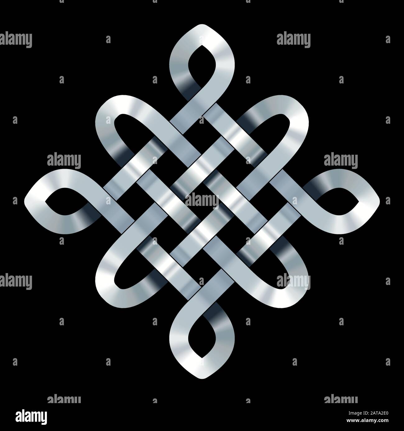 Celtic Pattern - Vector Ancient Pagan Scandinavian Sacred Knotwork ...