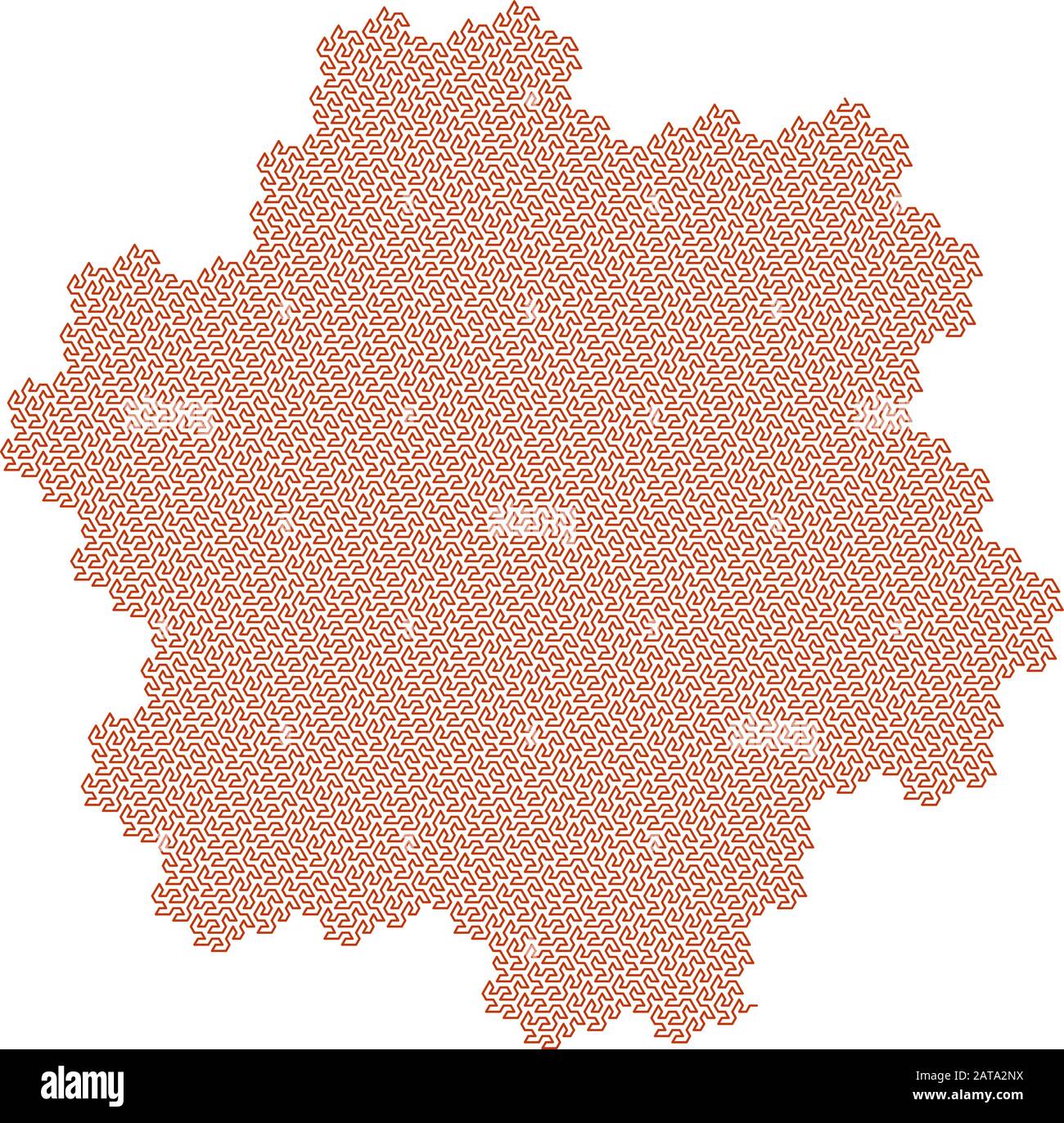 Peano gosper curve hi-res stock photography and images - Alamy
