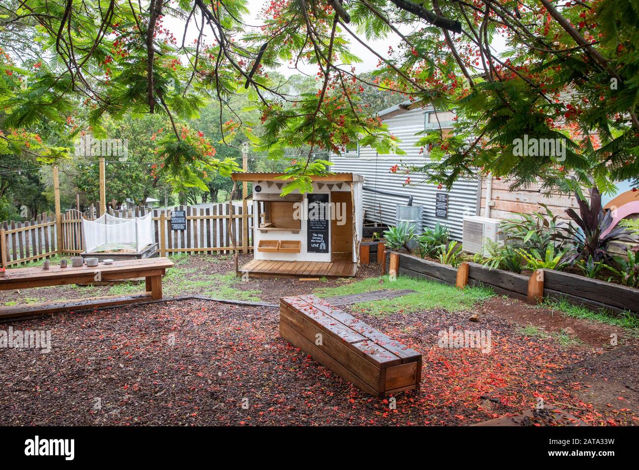 Newrybar sustainable mini village used as community play space,Northern ...