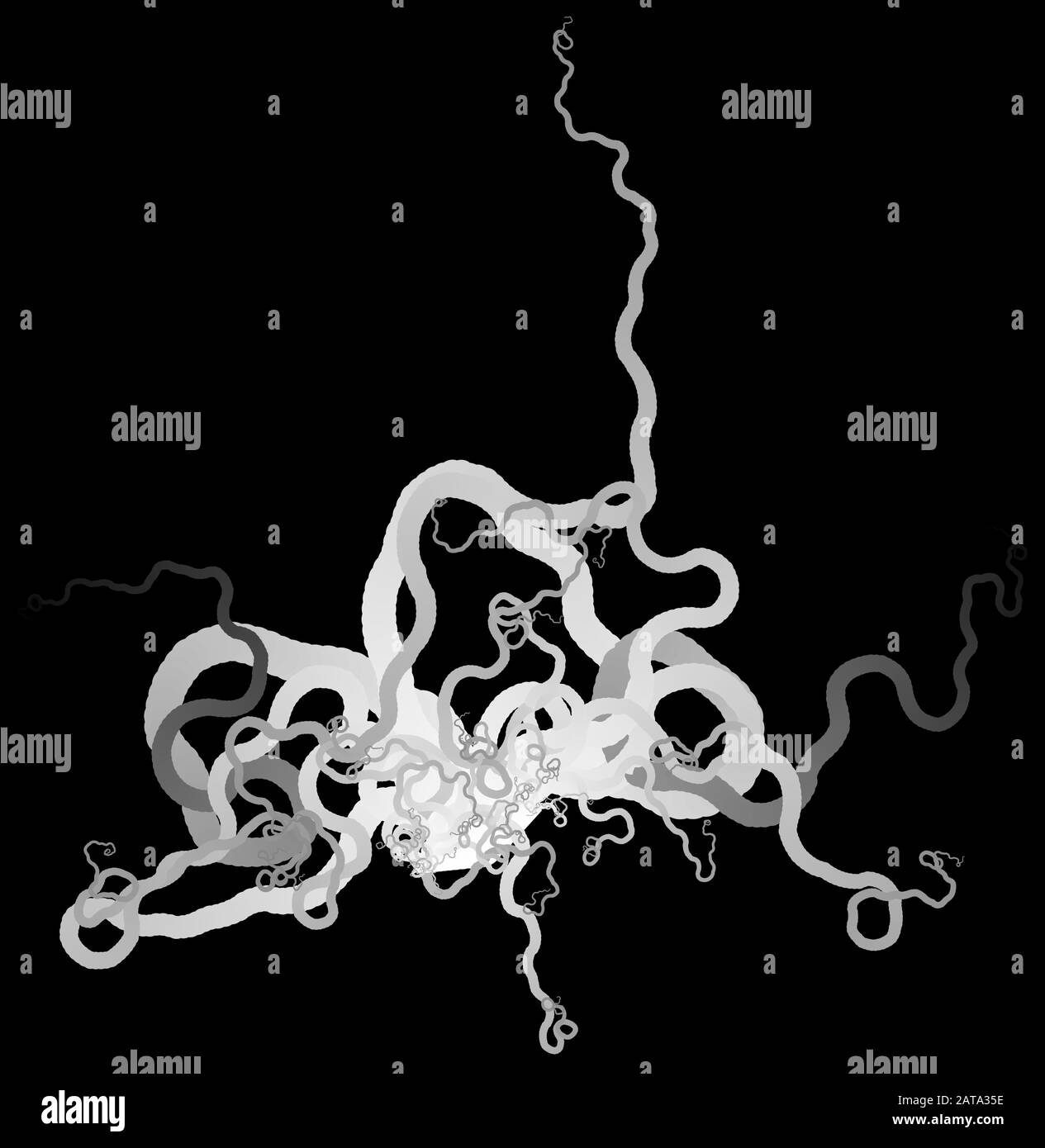 Tentacle snake Stock Vector Images - Alamy