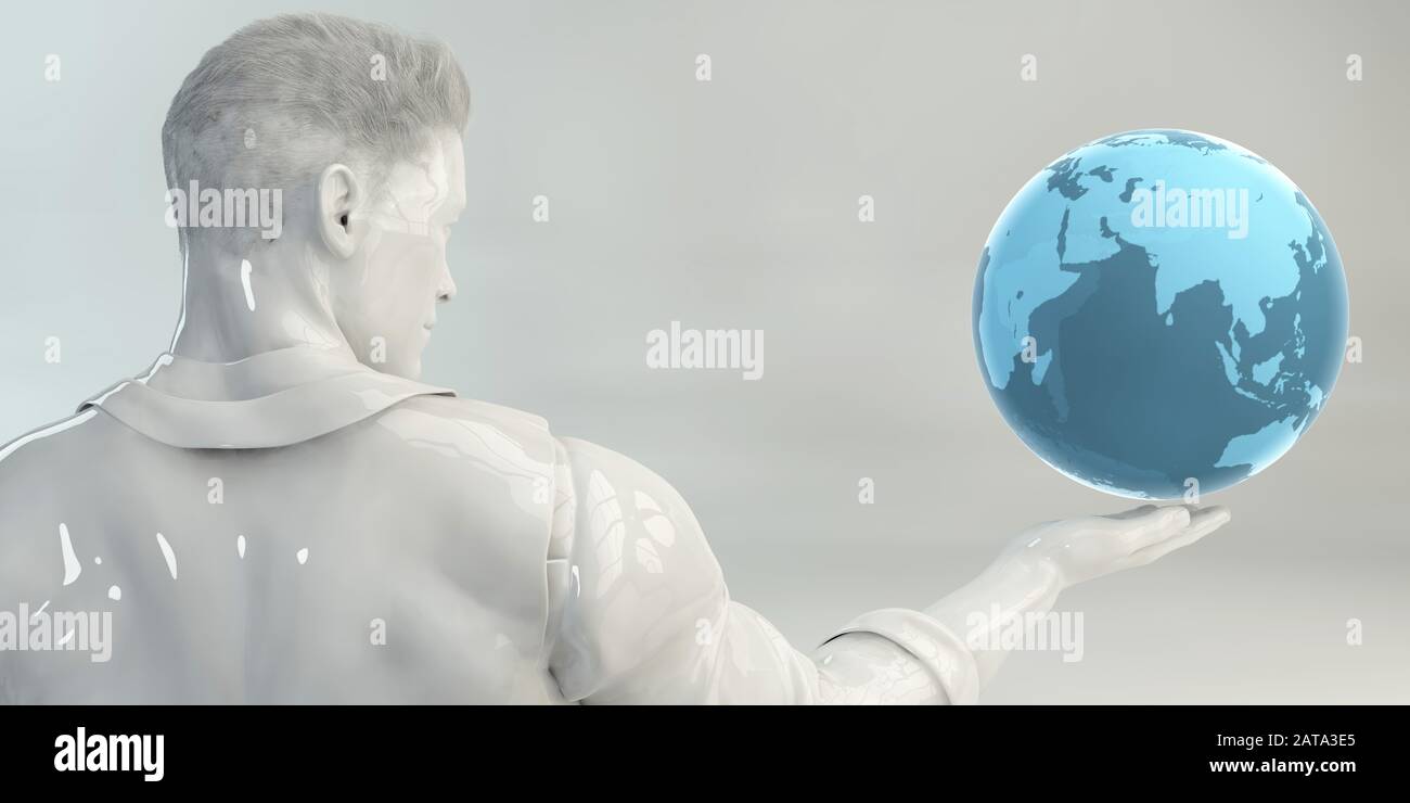 Marketing Solutions and Fast Innovation Leader in Industry Stock Photo ...