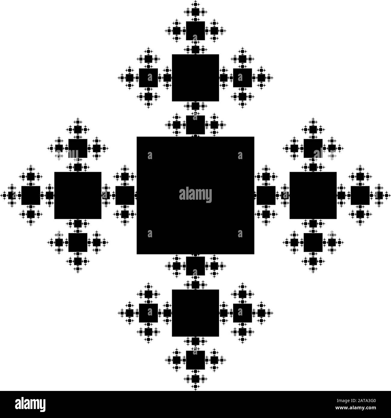 Fractal cross Stock Vector Images - Alamy