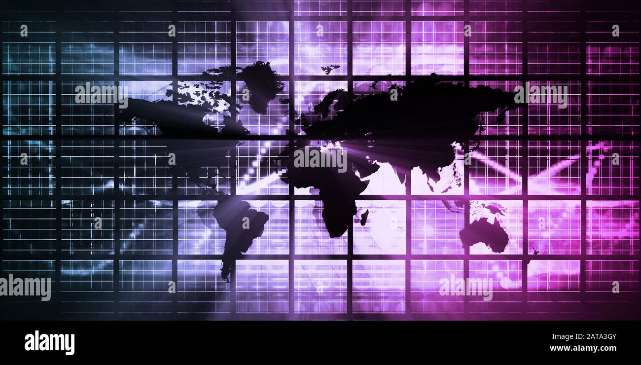 International Business and Global Partners as a Network Stock Photo - Alamy