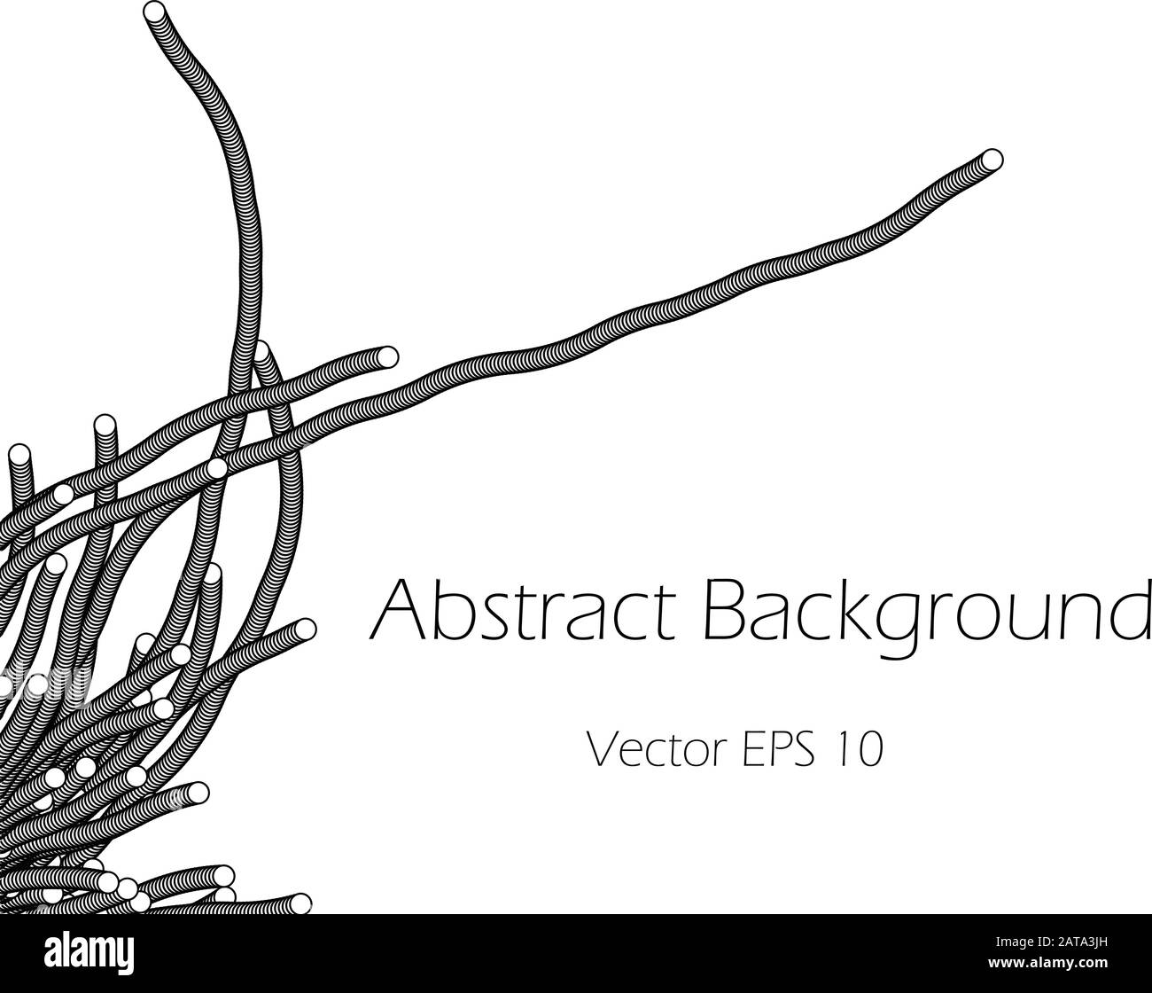 Abstract Vector Background with Tentacles Plexus Stock Vector Image ...