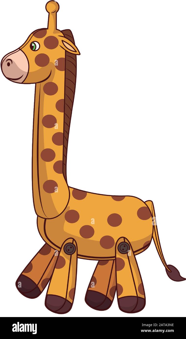 cartoon cute giraffe icon, colorful design Stock Vector Image & Art - Alamy
