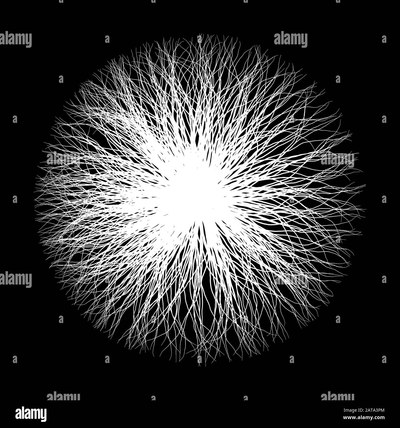 Round Plasmoid Ball Lightning - Vector Graphic Element Stock Vector ...