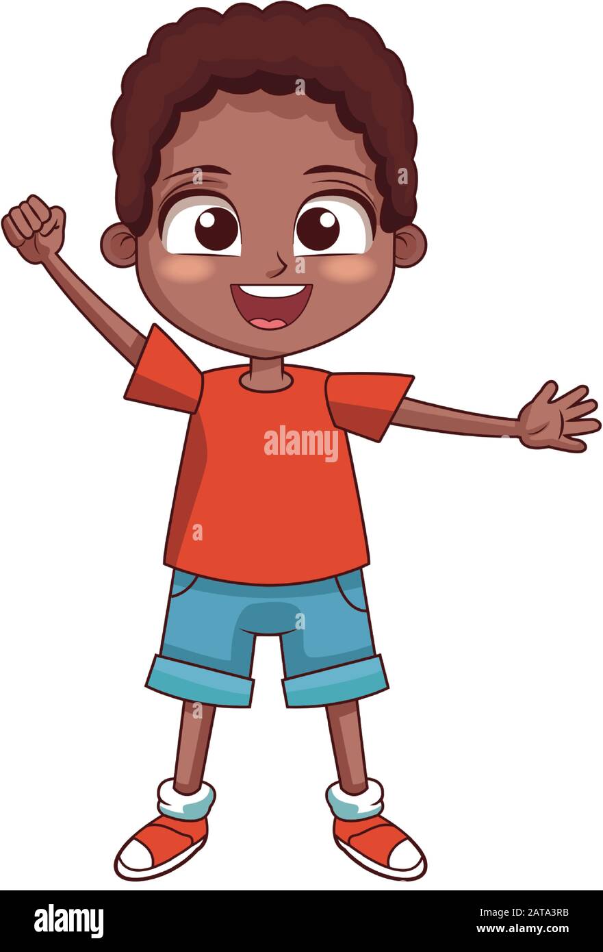 cartoon boy waving icon, colorful design Stock Vector Image & Art - Alamy
