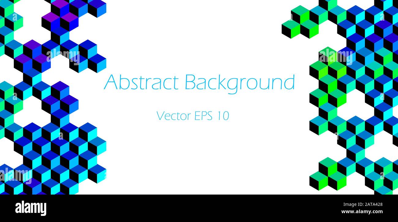 Cubic Graphic Pattern - Abstract Vector Design Stock Vector Image & Art ...