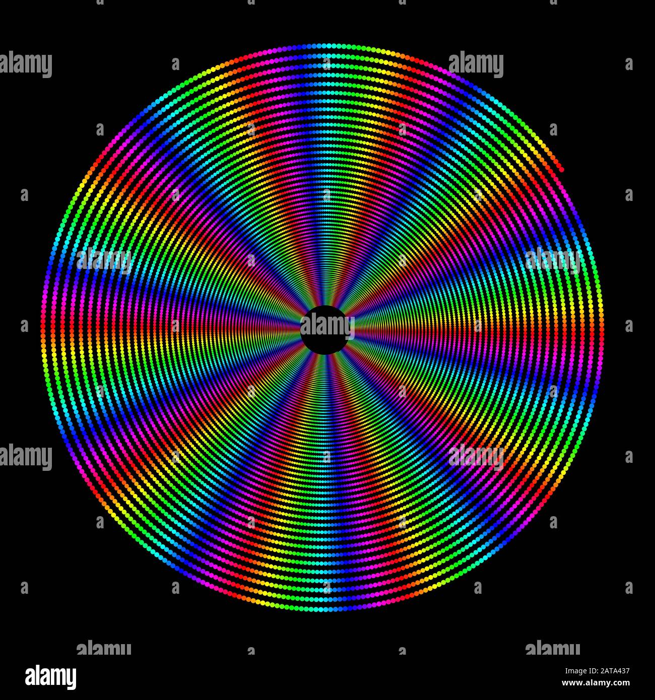 Vector Iridescent Round Spiral Graphic Element Stock Vector Image & Art ...