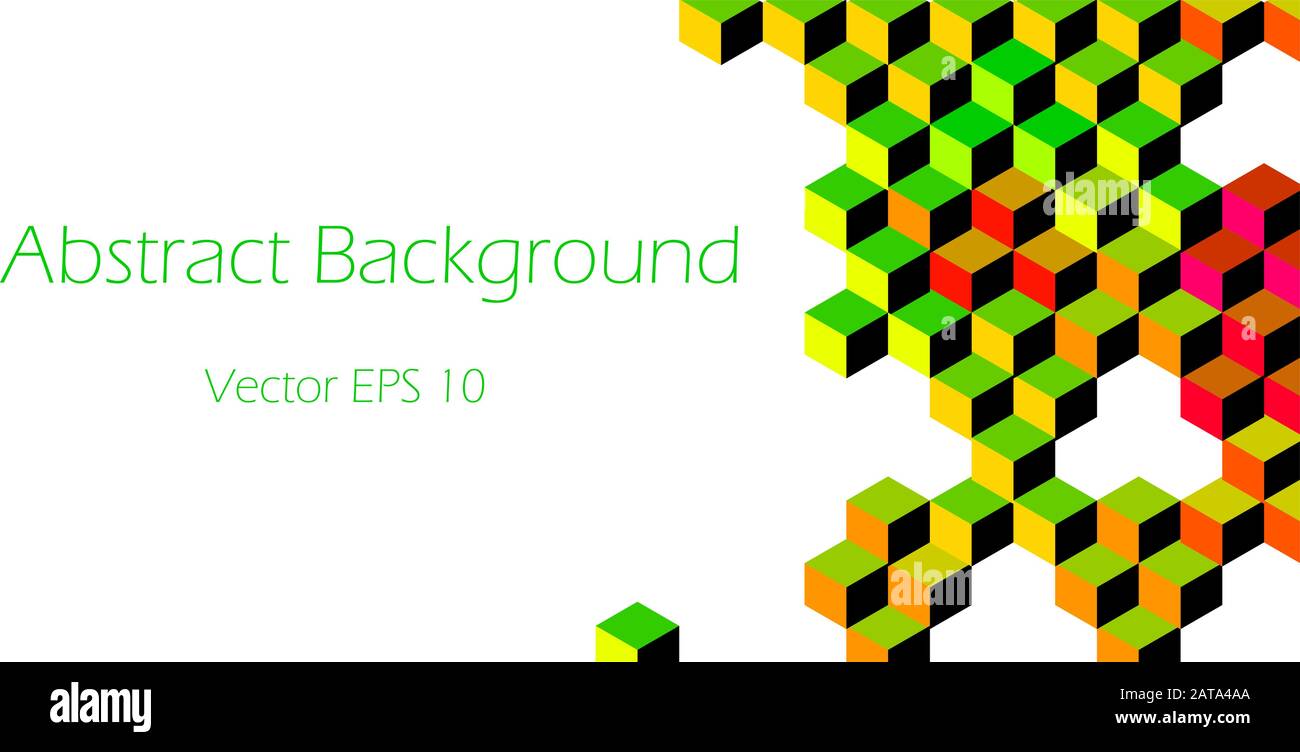 Cubic Graphic Pattern - Abstract Vector Design Stock Vector Image & Art ...