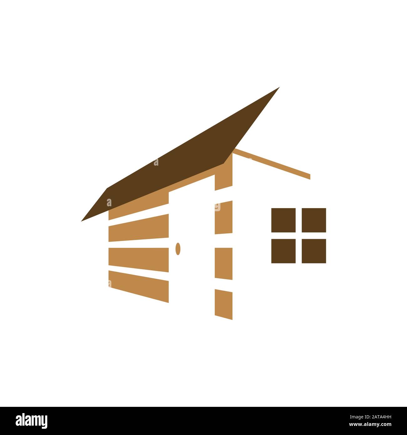 Cabin woods modern Stock Vector Images - Alamy