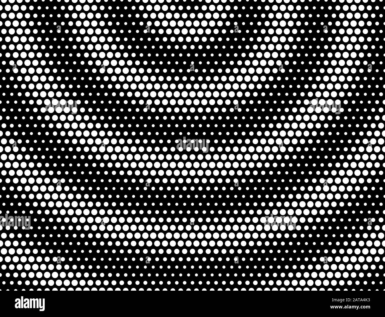 Concentrical Moire Stippled Halftone Background - Grunge Vector Op Art ...