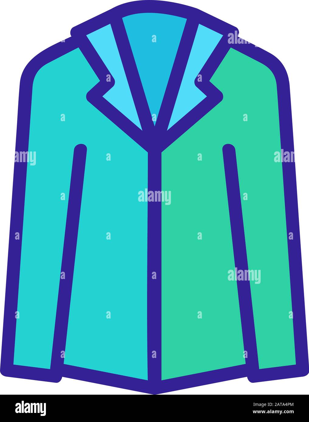 Men s costume icon vector. Isolated contour symbol illustration Stock ...