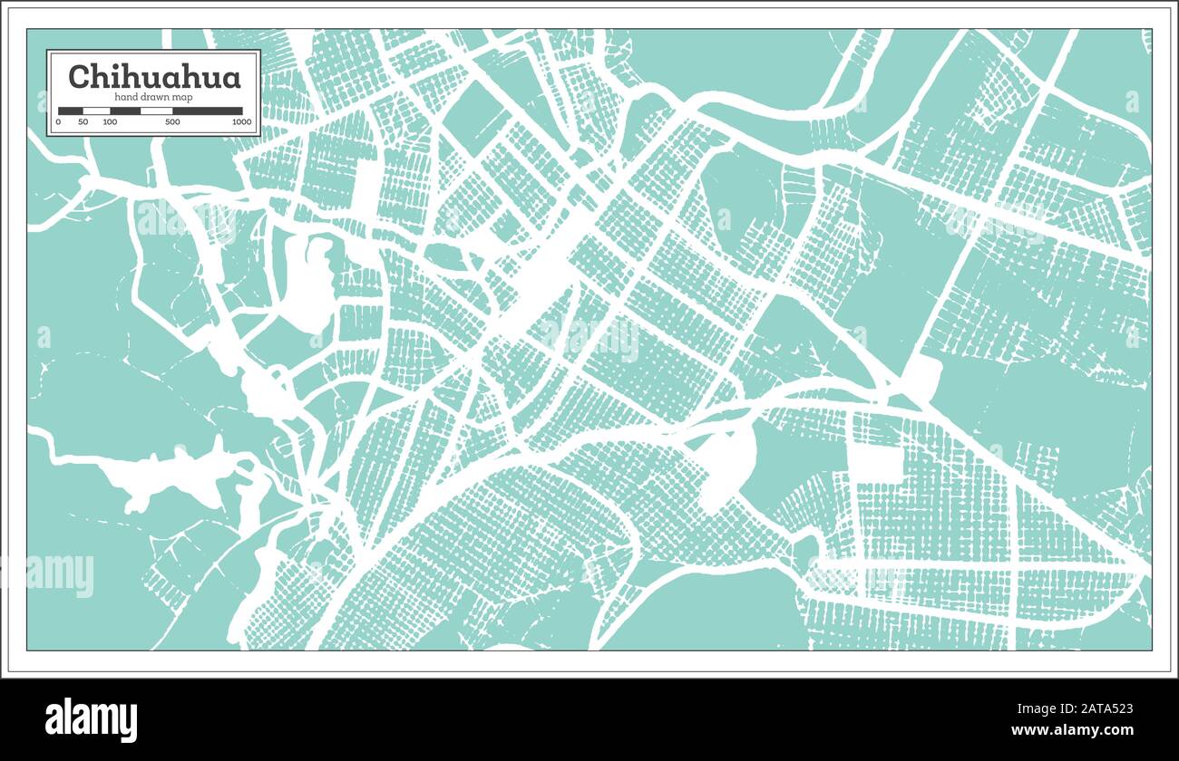 Chihuahua map hi-res stock photography and images - Alamy