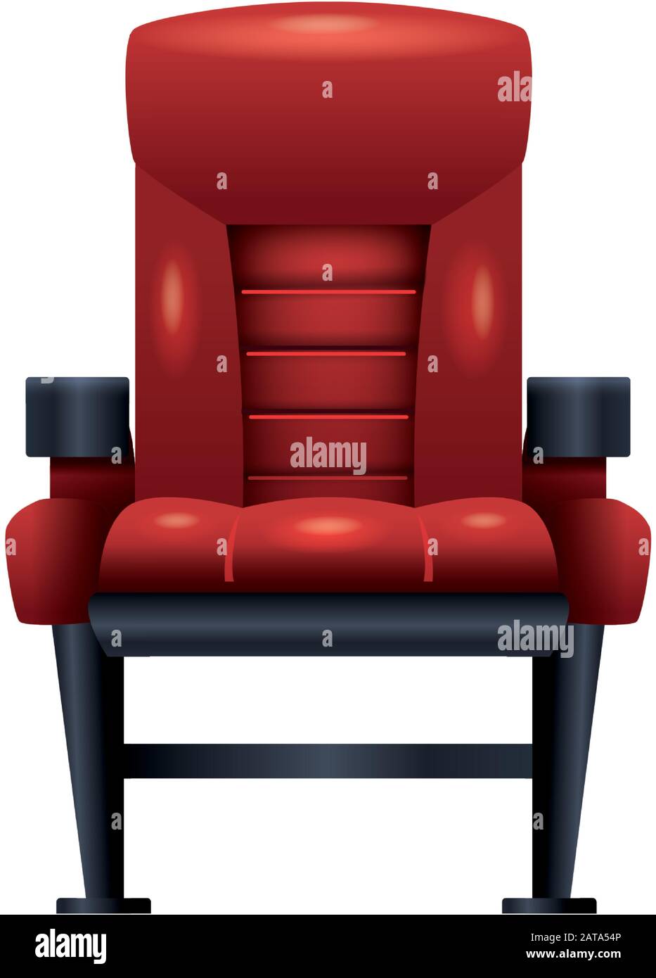 theater chair icon over white background Stock Vector Image & Art - Alamy