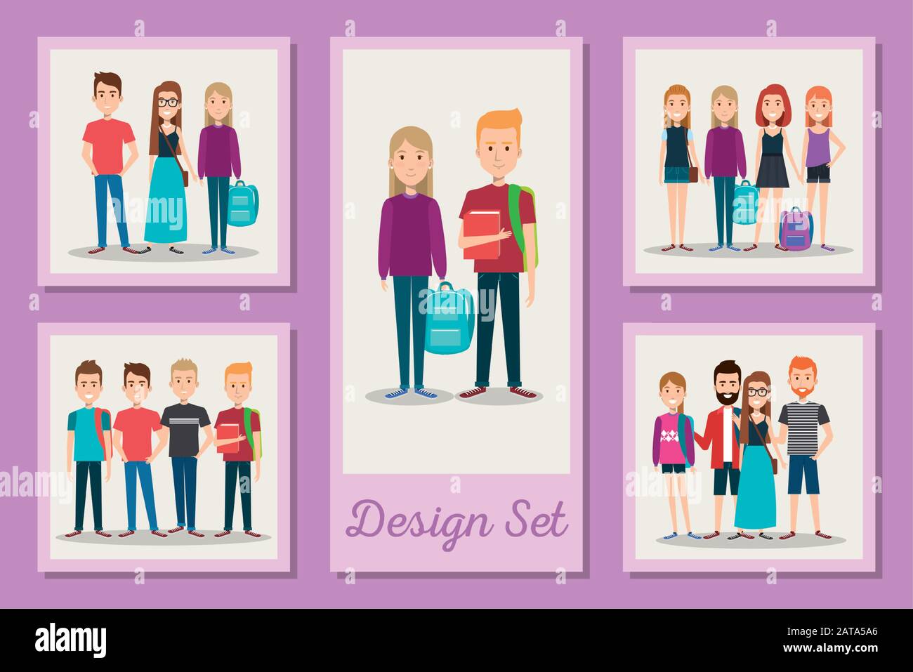 Students society Stock Vector Images - Alamy