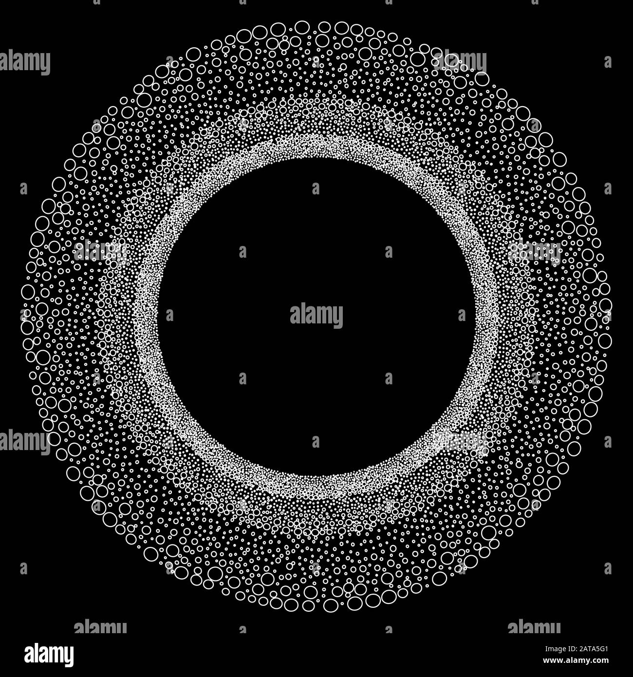 Round circle circular concentric Black and White Stock Photos & Images ...