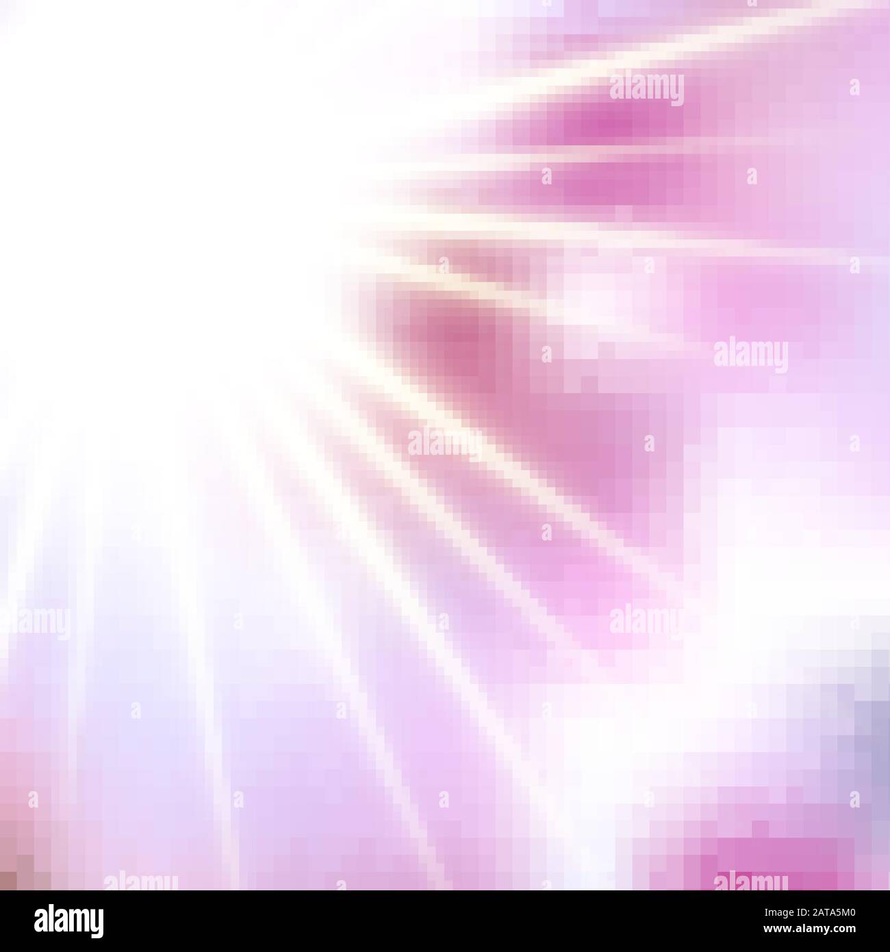 Spring Pink Sunshine Soft Focus Burst - Vector Blurred Radiant Sun Rays ...