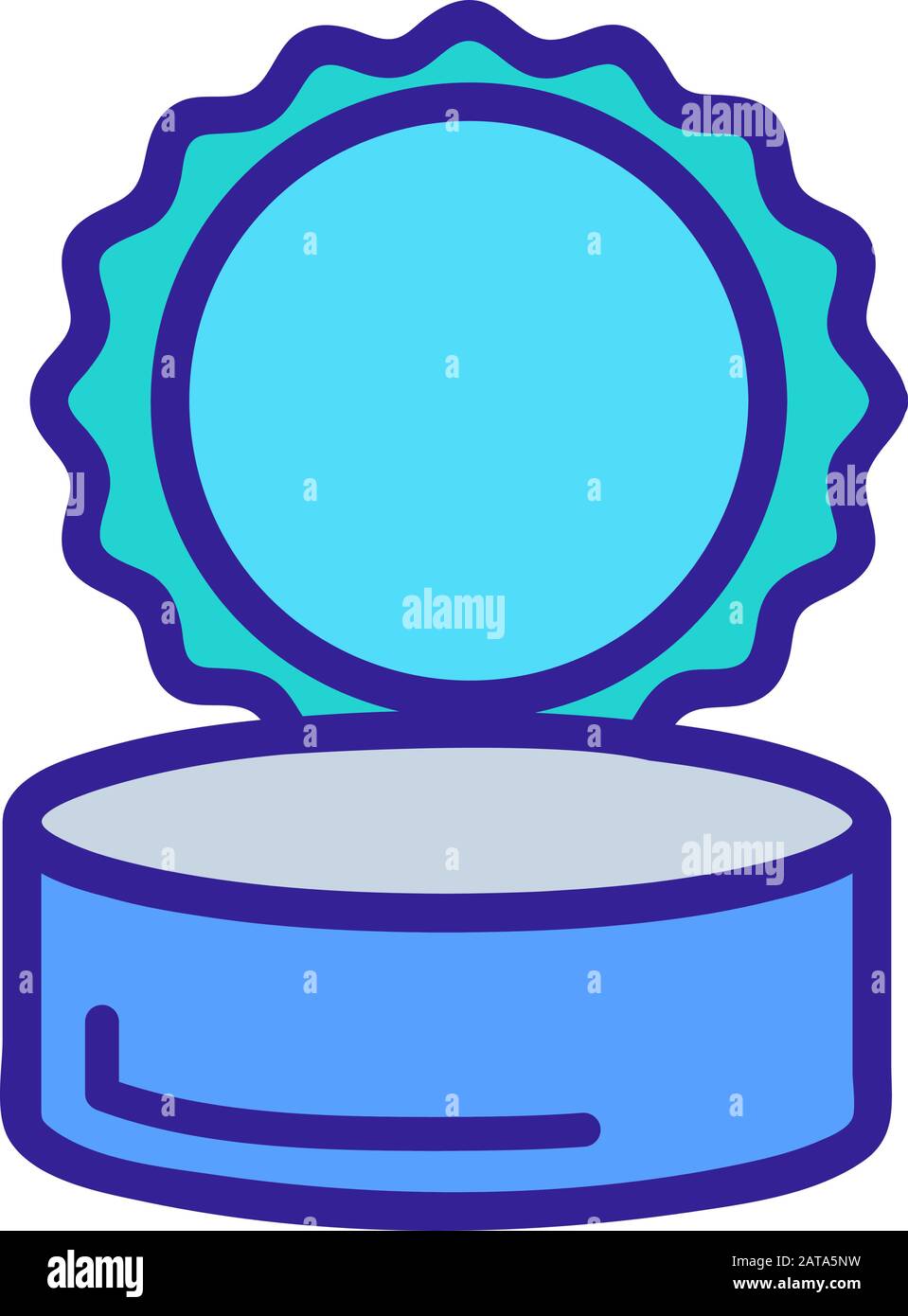 can icon vector. Isolated contour symbol illustration Stock Vector ...