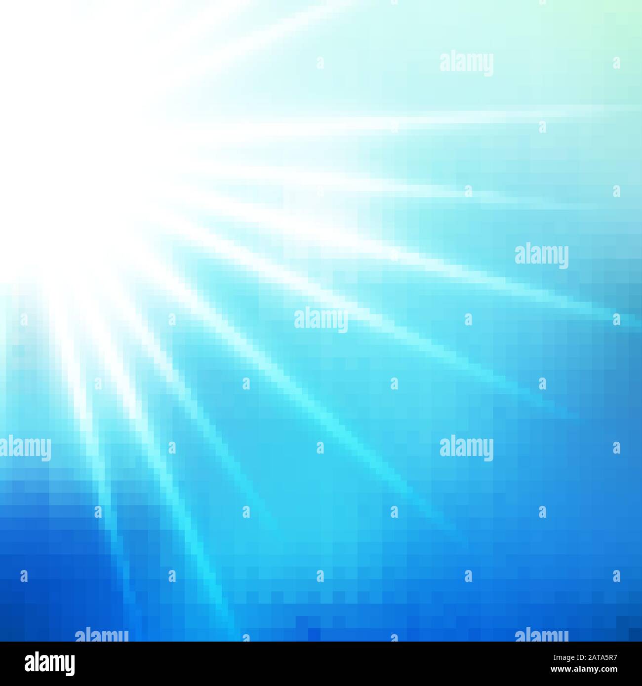 Winter Blue Chilly Sunshine Soft Focus Burst - Vector Blurred Radiant ...