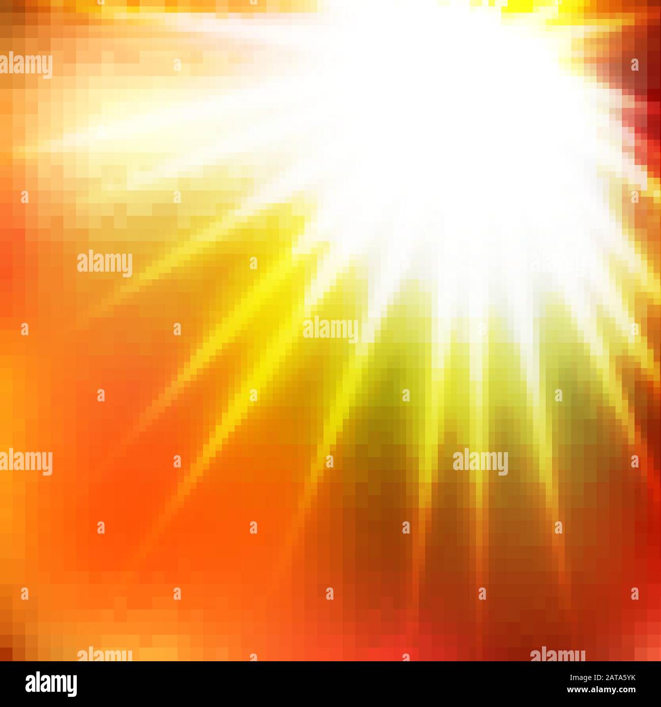 Autumn Orange Warm Sunshine Soft Focus Burst - Vector Blurred Radiant ...