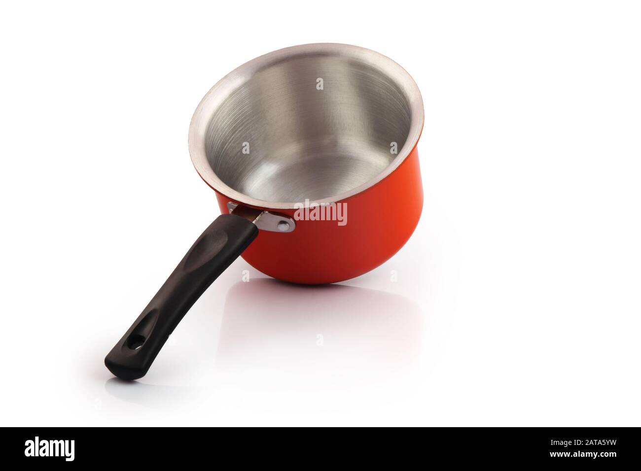 Indian made Aluminum cooking pan isolated on white background Stock ...