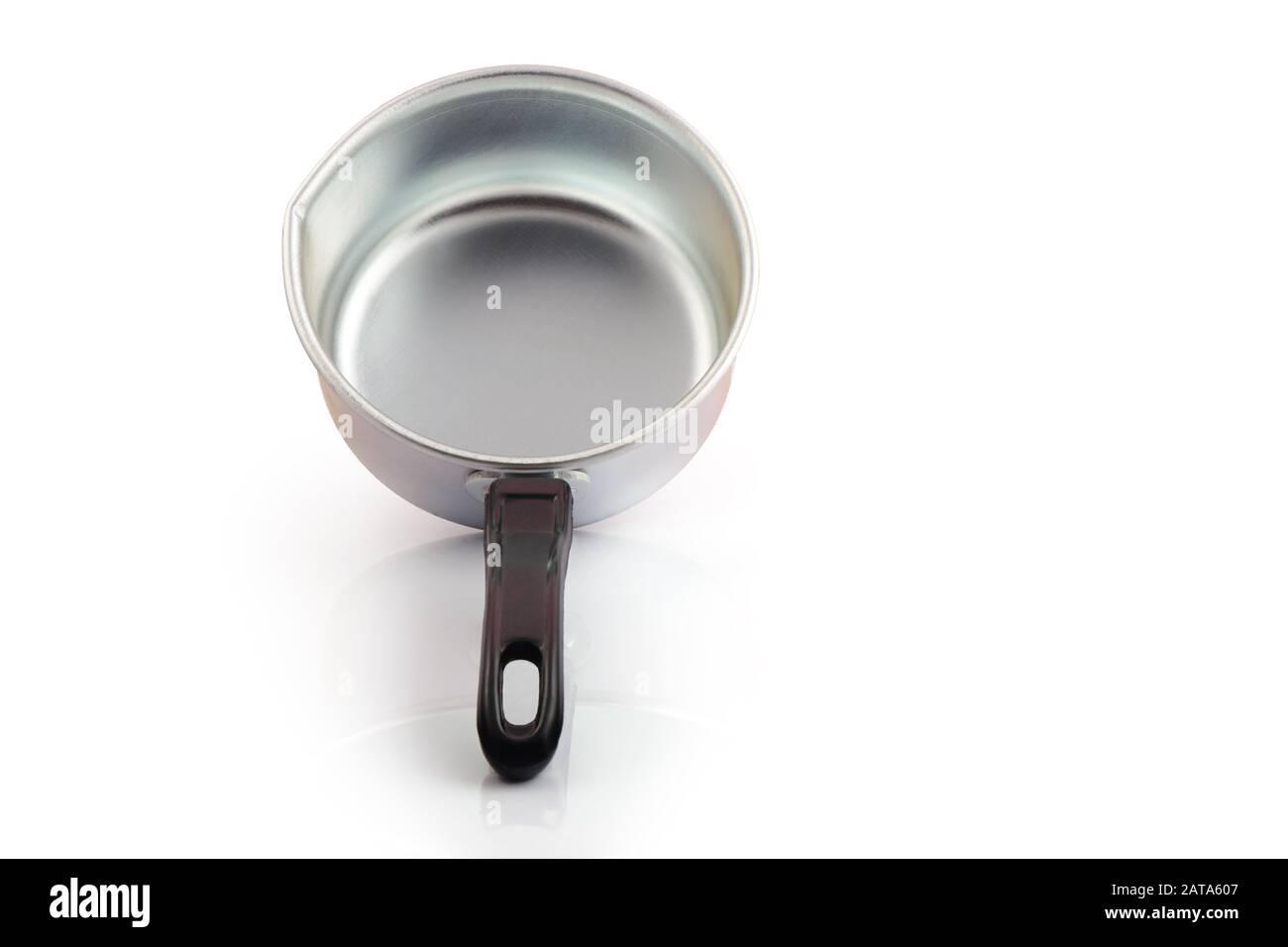 Indian made Aluminum cooking pan isolated on white background Stock ...