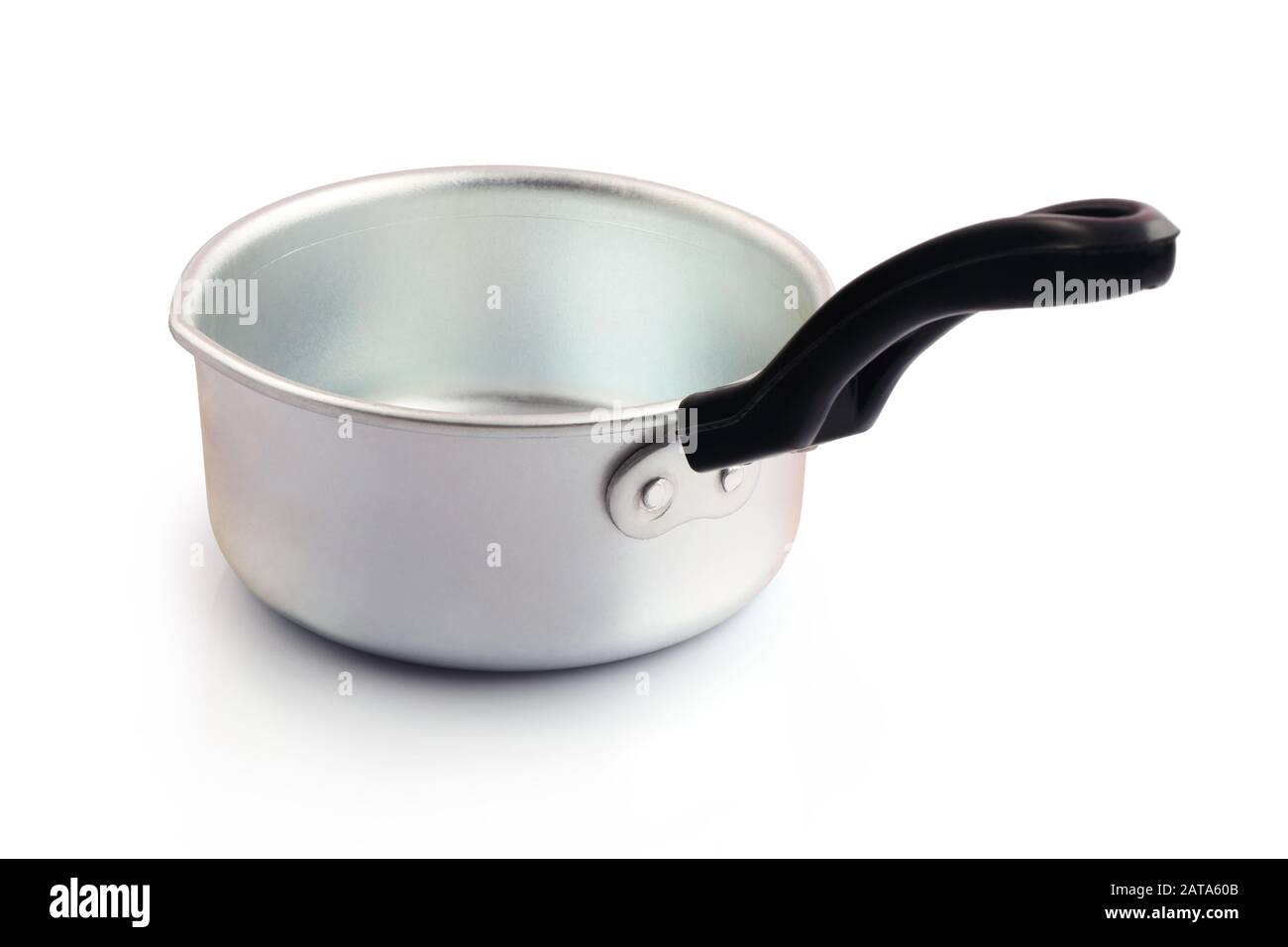 Indian made Aluminum cooking pan isolated on white background Stock ...