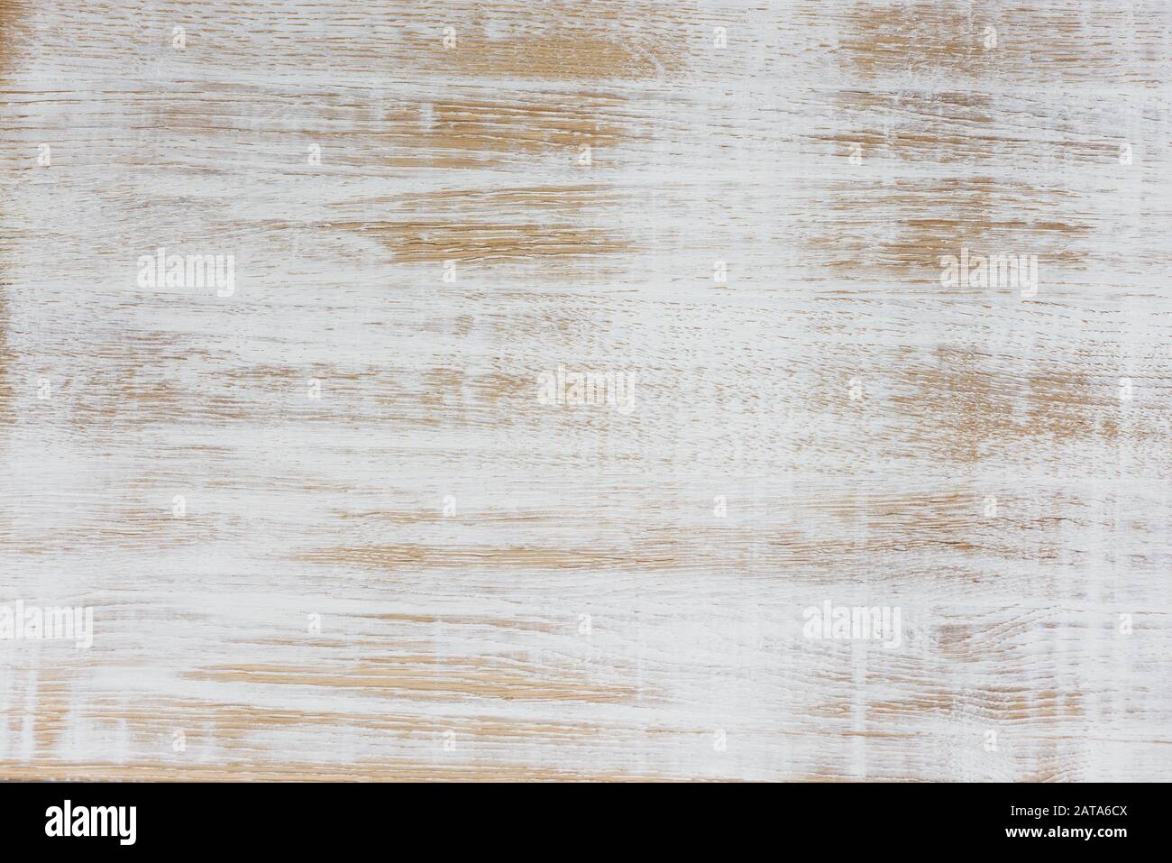 Natural wooden oak surface poorly painted with white paint Stock Photo ...