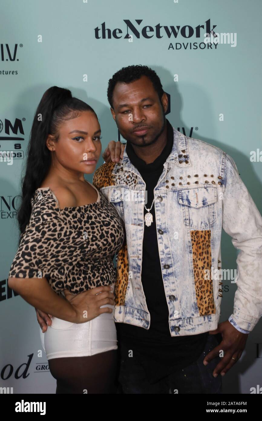 Miami, United States. 31st Jan, 2020. Sugar Shane Mosley and Trista ...