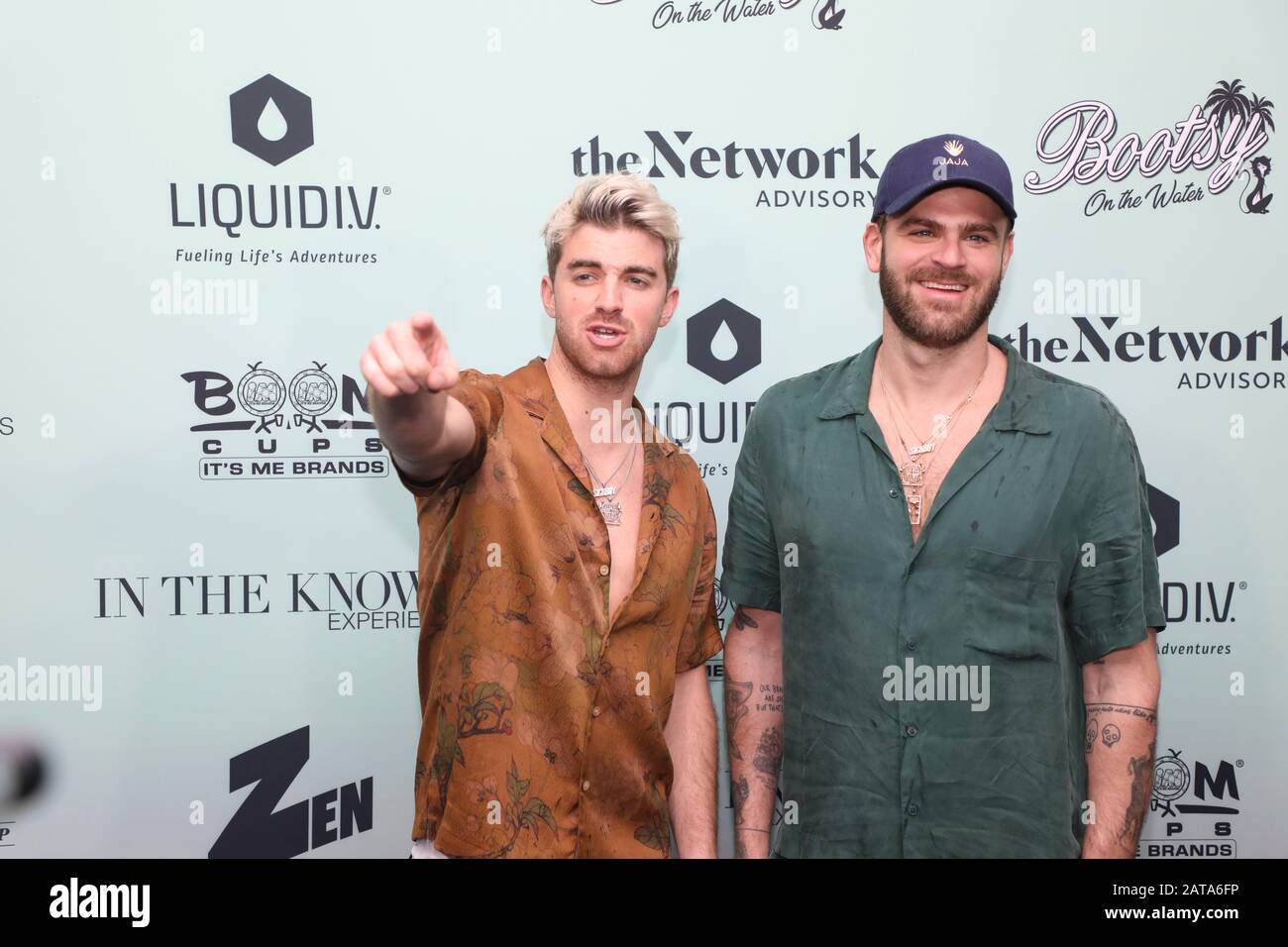 Miami, United States. 31st Jan, 2020. Alexander Pall and Andrew Taggart ...