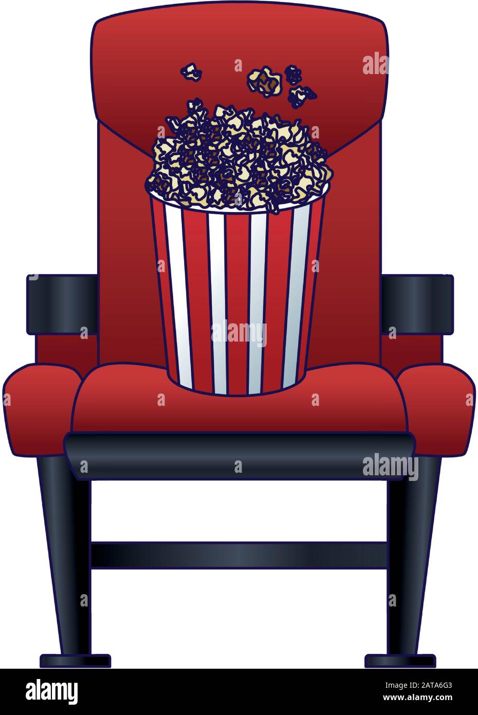 Cinema director chair bucket Stock Vector Images - Alamy
